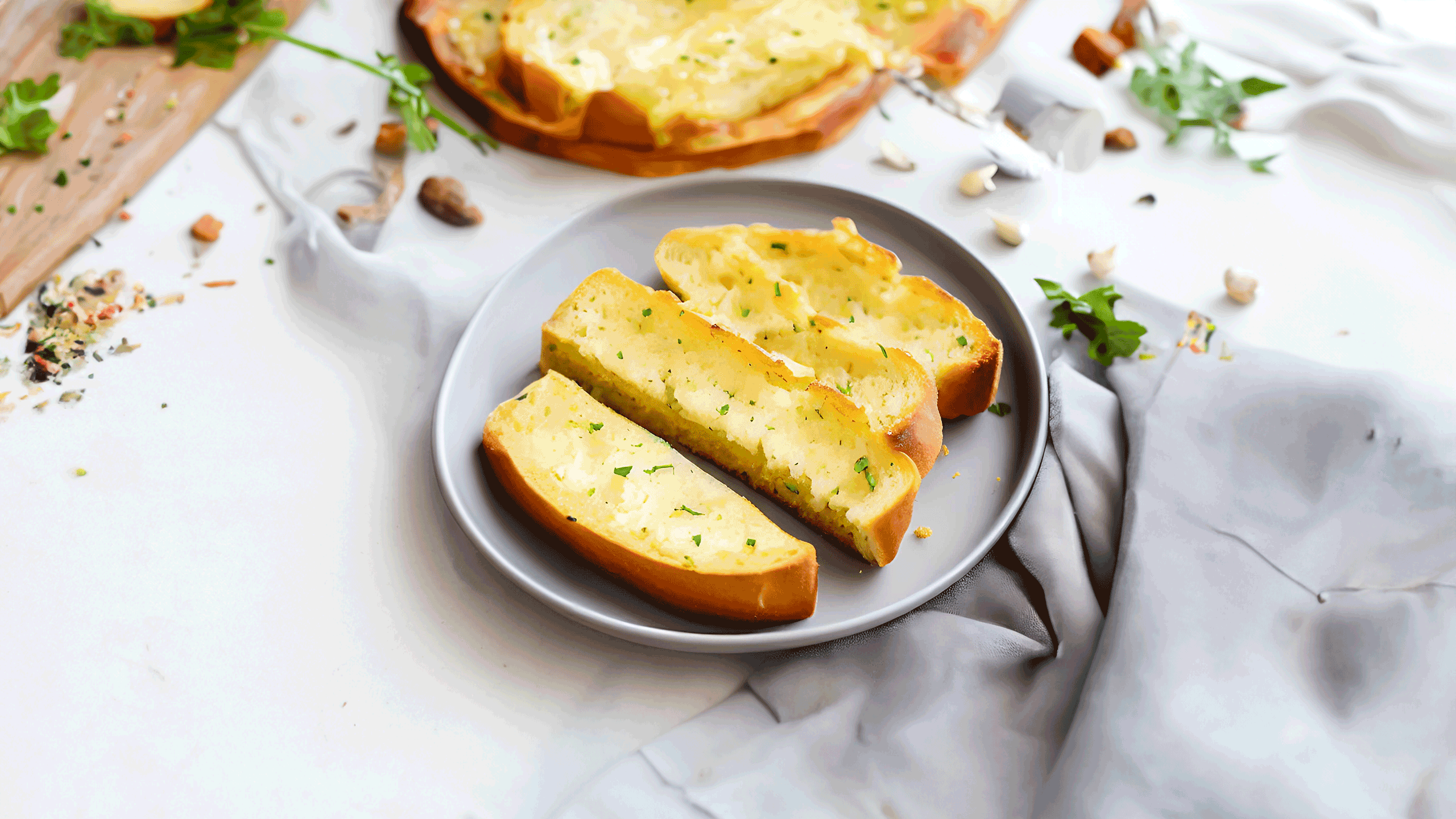 Native Lemon Myrtle Garlic Bread | ANFC
